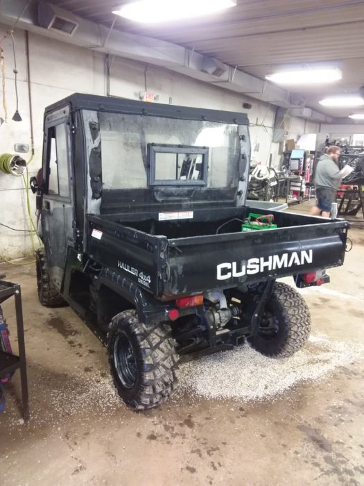 Cushman Hauler 4x4 Diesel 17 Full Hard CAB ONLY Doors Windshield Roof ...