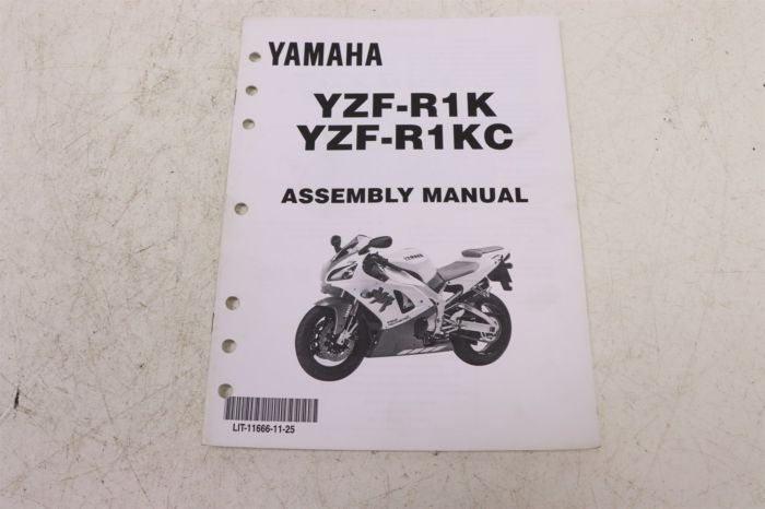 Yamaha YZF-R1K Assembly Manual LIT-11666-11-25 27358 - Power Sports Nation: The Cheapest Used ...