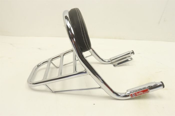 Royal Enfield Interceptor GT 650 Luggage Rack W/ Back Rest Cushion ...