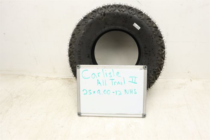 CARLISLE ALL TRAIL II 25X9.00-12 4 PLY ATV UTV TIRE 39048 - Power ...