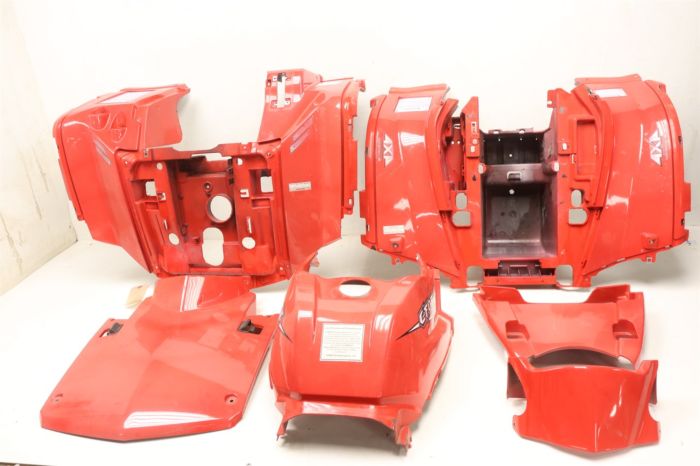 CF-Moto Cforce 500 15 Fender Set Front Rear Tank Red Side Panel 43808 ...