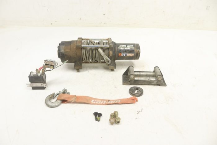 Can-Am Defender Max HD10 21 HD 4500 Lb Winch 710006993 Kit 50007 ...